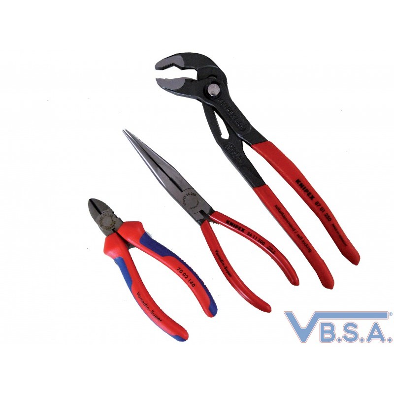 Chain nose plier with cutter 200 mm 1 part