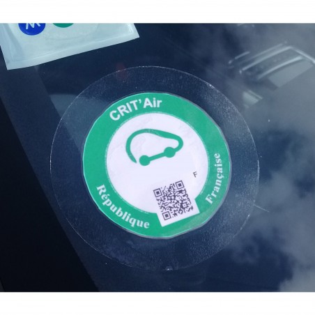 Pack of 100 CRIT'AIR sticker holders at VBSA - France - Windshield repair