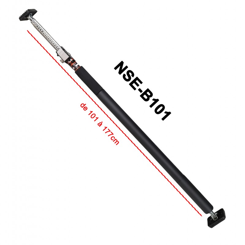 Professional extendable lashing bars for light commercial vehicles.