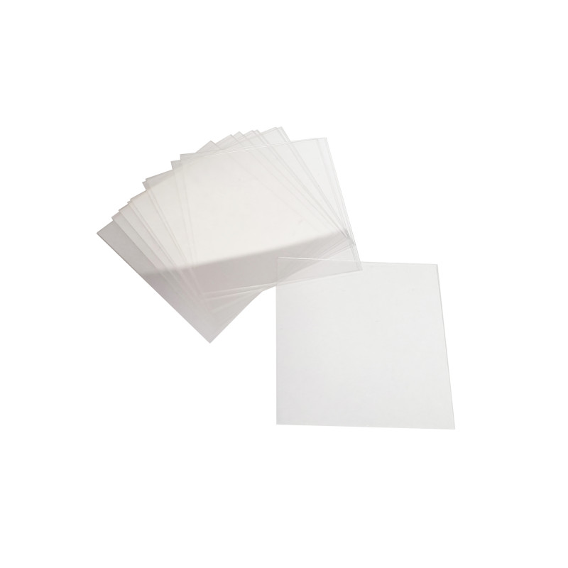 Rigid plastic/mylar sheets for resin polymerization - Set of 10 France ...
