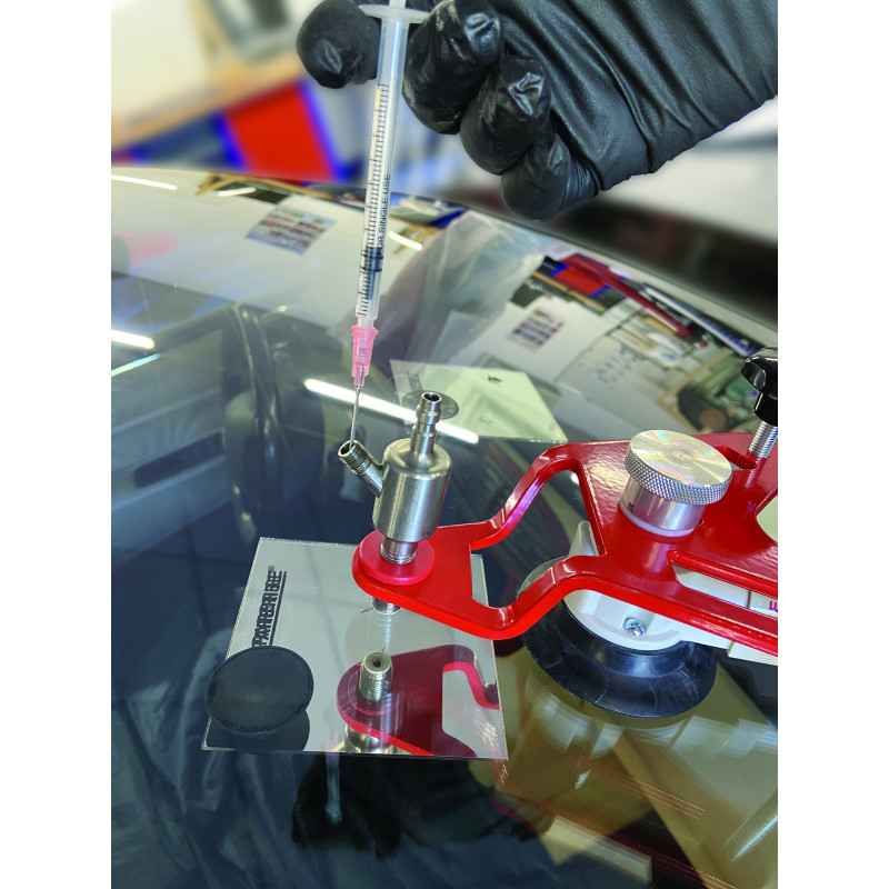 Set of 5 special syringes for resin injection France | windshield repair