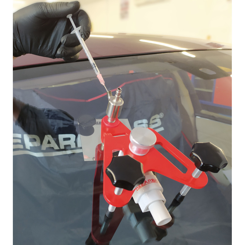 Set of 5 special syringes for resin injection France | windshield repair