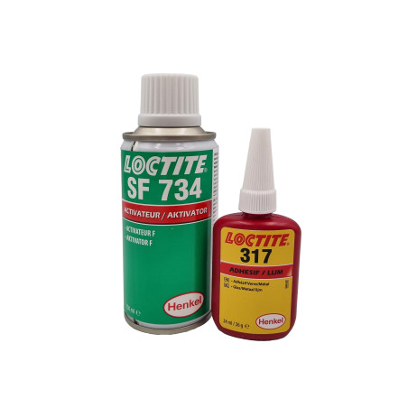 LOCTITE 317 Glass/Metal adhesive kit for bodywork repairs, mirror caps ...