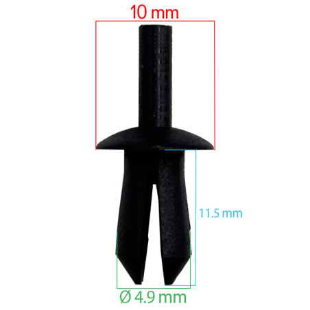 Universal engine cover clips France | clips and fasteners, windshield ...
