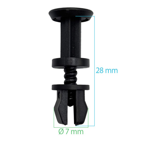 Clip for black windshield wiper motor cover Ford France | clips and ...