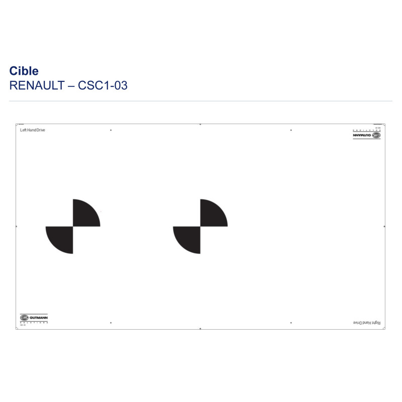 Renault 1-03 Calibration Target – CSC Tool SE / Digital Hella Gutmann ...